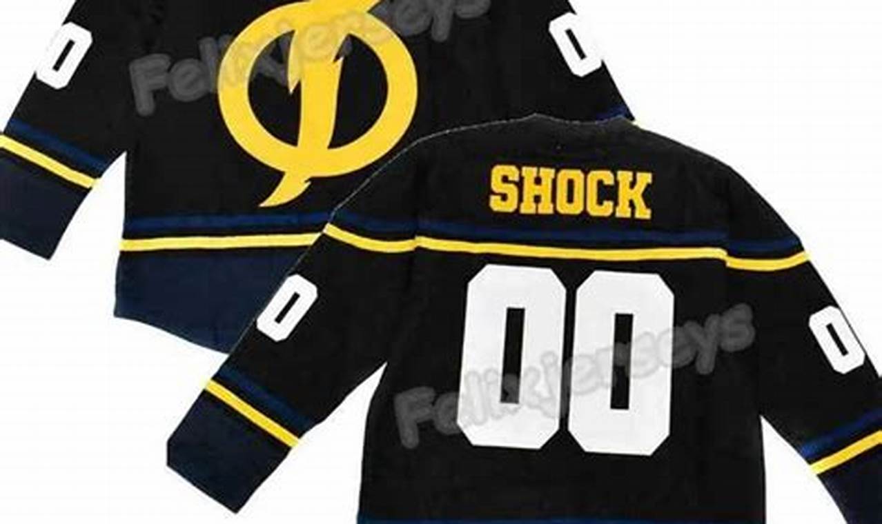 Buy Static Shock Hockey Jerseys: Cool Designs & Gear